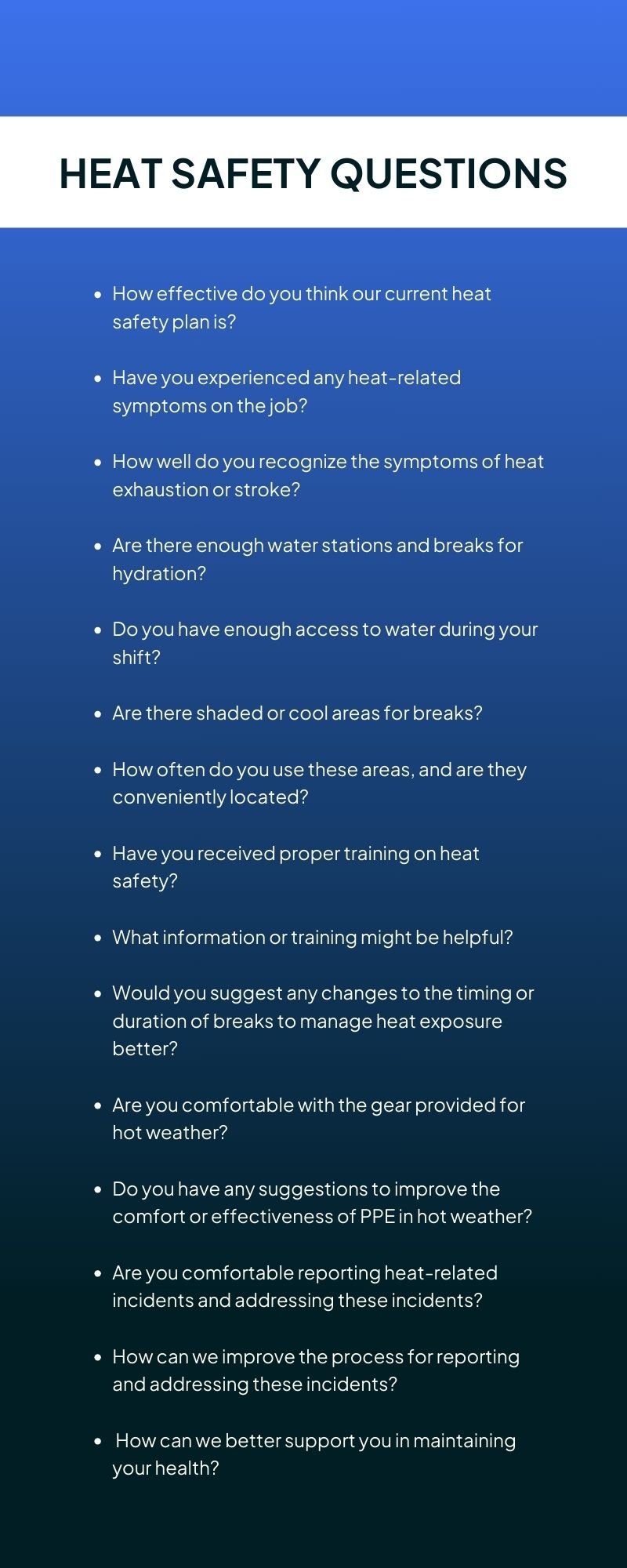 A Guide to Heat Safety for Construction